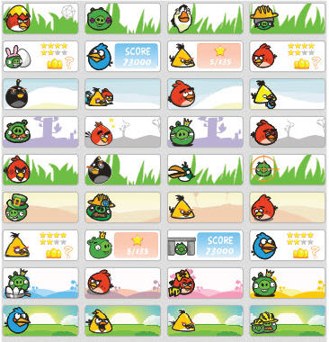 P077 ANGRY BIRDS (Small) - EZ STAMP